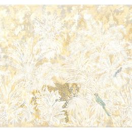 Komar Vliestapete "Jungle Maze" Tapeten 300x280 cm (Breite x Höhe) Gr. B/L: 300 m x 280 m, Rollen: 1 St., bunt Blumentapeten
