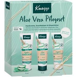 Kneipp Pflege Körperpflege Geschenkset Hydro Handcreme Aloe Vera 75 ml + Duschbalsam Aloe Vera 75 ml+ Hydro Körperlotion Aloe Vera 75 ml