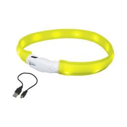 Nobby Hundehalsbandleuchte LED Leuchtband breit Visible gelb
