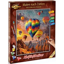 Schipper Malen nach Zahlen Master Premium 40x50cm Heißluftballons 609130858