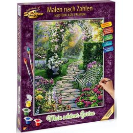 Schipper Malen nach Zahlen Master Premium 40x50cm Mein schöner Garten 609130804