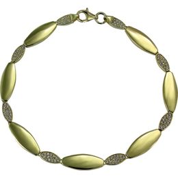 GoldDream Goldarmband GoldDream Armband Oval Zirkonia 333 Gold (Armband)