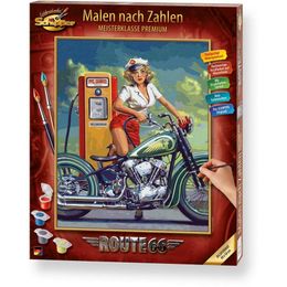 Schipper Malen nach Zahlen Malen nach Zahlen Master Class Premium 40x50cm Route 66 609130875