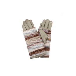 ZEBRO Fleecehandschuhe Handschuh mit Stulpe