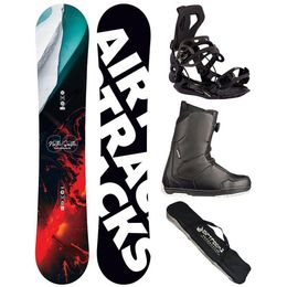 Airtracks Snowboard Snowboard Set Board North South Wide » Mod. 23 (Snowboard Set Board North South+Bindung Master+Boots+Bag