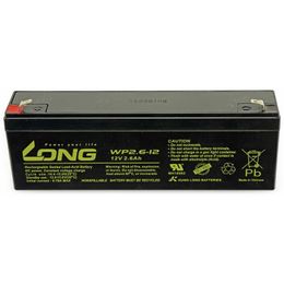 KUNG LONG - Blei-Akkumulator WP2.6-12, 12 V-/2,6 Ah, zyklenfest