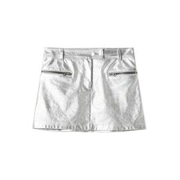Bershka Rock Damen Größe 36 silber