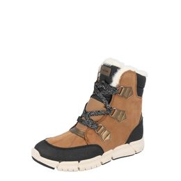 Geox Snowboots Jungen Gr&ouml;&szlig;e 34 cognac / schwarz
