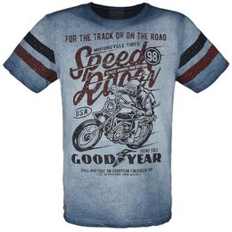 Good Year GoodYear Men T-Shirt Comfort fit T-Shirt blau in L