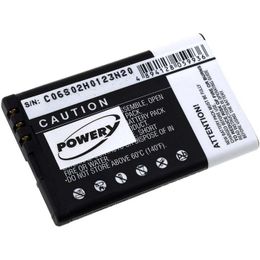 Powery Akku für Nokia 6303 classic 1200mAh Handy-Akku 1200 mAh (3.7 V)