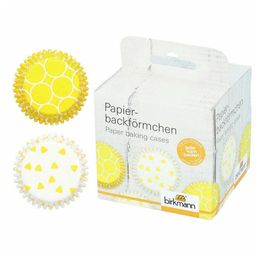 Birkmann Muffinform Papierbackförmchen Gelb Ø 7 cm