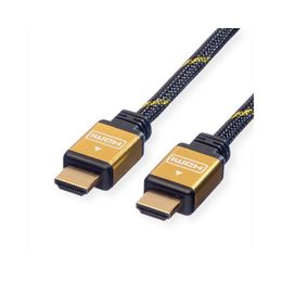 ROLINE GOLD HDMI High Speed Kabel mit Ethernet Audio- & Video-Kabel