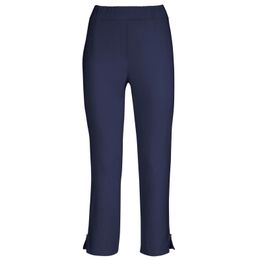Adelina by Scheiter Damen 7/8-Hose in Bengalin-Qualit&auml;t, marine, Gr&ouml;&szlig;e 38