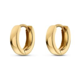 Christ Paar Creolen Damen-Creolen 375er Gelbgold (Paar), gelb|goldfarben