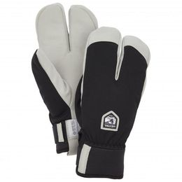 Hestra - W.S. Wool Terry Split Mitt - Handschuhe Gr 6 schwarz/grau