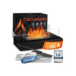 flammtal Echtfeuer-Dekokamin Wärmender Tischkamin (Echtfeuer-Dekokamin)