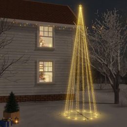 LED-Weihnachtsbaum,Outdoor-Lichterketten Kegelform Warmweiß 1134 LEDs 230x800 cm vidaXL