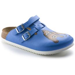 Clog Kay Superlauf, Birko-Flor, Dog Blue, schmal, Größe 39 - Birkenstock