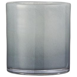 IB Laursen Topf Venecia durchgefärbtes Glas, Höhe 16, Ø 15 cm, blau