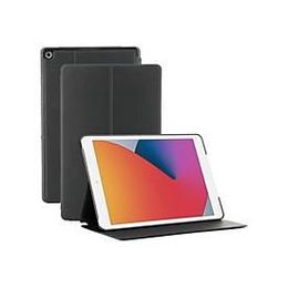 mobilis RE.LIFE - Flip-Hülle für Tablet - mit Klappe - Ledereffekt-Material - Schwarz - für Apple 10.2-inch iPad