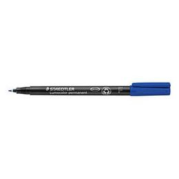 10 Staedtler Lumocolor Folienstifte blau 0,6 mm permanent