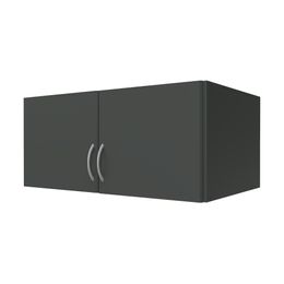 Aufsatz Multischrank-System - grau - 80 cm - 40 cm - 40 cm - Sconto