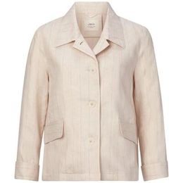 LANIUS Damen-Leinenjacke Streifen