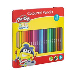 Hasbro Play-Doh 24 Coloured Pencils in Tin