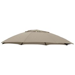 Ersatzschirmbespannung sungarden, Ø 375 cm, Ø 375 cm, rund, beige|braun