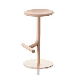 Magis - Tibu Hocker, Stahl beige / PU beige (1712 C)