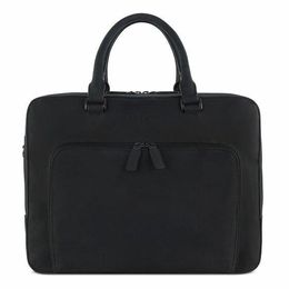 Bugatti Luca Aktentasche Leder 39 cm Laptopfach schwarz