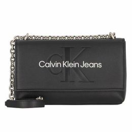 Calvin Klein Jeans Sculpted Umhängetasche 25 cm black-metallic logo