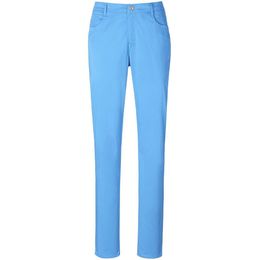 Slim Fit-Hose Modell Mary Brax Feel Good blau