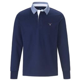 Rugby-Shirt Gant blau