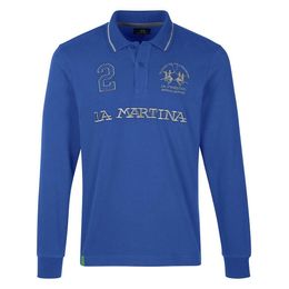 Polo-Shirt La Martina blau