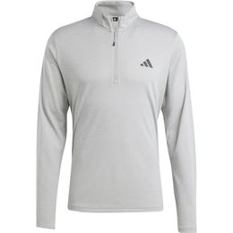 Adidas Sweatjacke, Logo-Print, für Herren, grau, XL