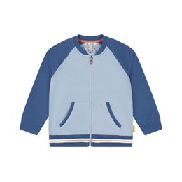 Steiff - Sweatjacke COLLEGE in bijou blue, Gr.92