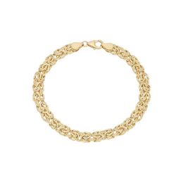 Firetti Armkette Schmuck Geschenk Gold 375 Armschmuck Armband Goldarmband Königskette, zu Kleid, Shirt, Jeans, Sneaker! Anlass Geburtstag Weihnachten, gelb|goldfarben