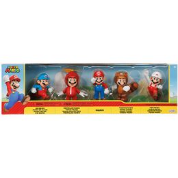 Jakks Pacific Nintendo Super Mario Figuren 5er Set Only Mario, 6,5 cm Spielfiguren