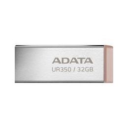 A-DATA UR350 32 GB, USB-Stick nickel/braun, USB-A 3.2 Gen 1 (5 Gbit/s)