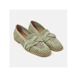 Lazamani Leder-Slipper in Mint - 40