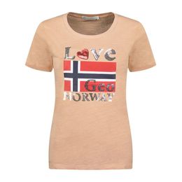 Geographical Norway Shirt "Jovanotta" in Beige - XXL
