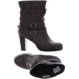 Tom Tailor Damen Stiefelette, braun, Gr. 40