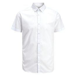 Jack & Jones JACK & JONES - Kurzarm-Hemd JJJOE PLAIN in white, Gr.116