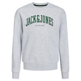 Jack & Jones JACK & JONES - Sweatshirt JJEJOSH in white melange, Gr.116