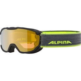 Alpina Sports	 Alpina Sports Skibrille PHEOS JR. Q-LITE BLACK-NEON MATT