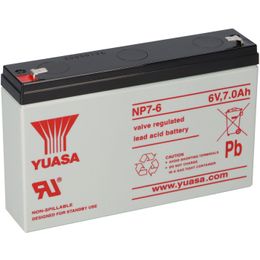 Yuasa Yuasa Blei-Akku NP7-6 Pb 6V / 7Ah Faston 4