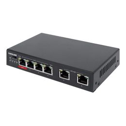 Intellinet Intellinet 6-Port Fast Ethernet Switch 4 PoE-Ports Netzwerk-Switch