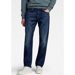 G-Star Raw Straight-Jeans Mosa Straight mit hellen Nähten, blau