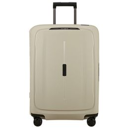 Samsonite Koffer ESSENS 69, 4 Rollen, Reisekoffer Hartschalenkoffer Koffer für Flugreisen TSA-Schloss, beige